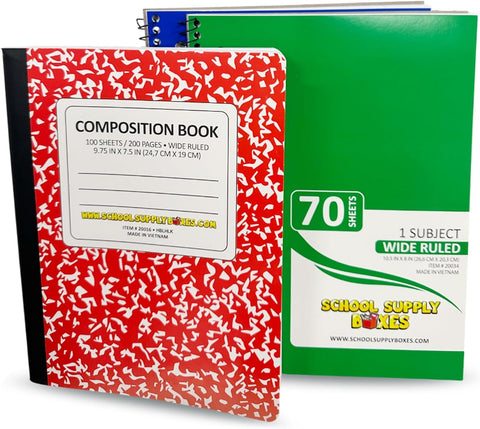 School Supply Boxes | Lapboard Bundle | Back to School Essentials Kit
