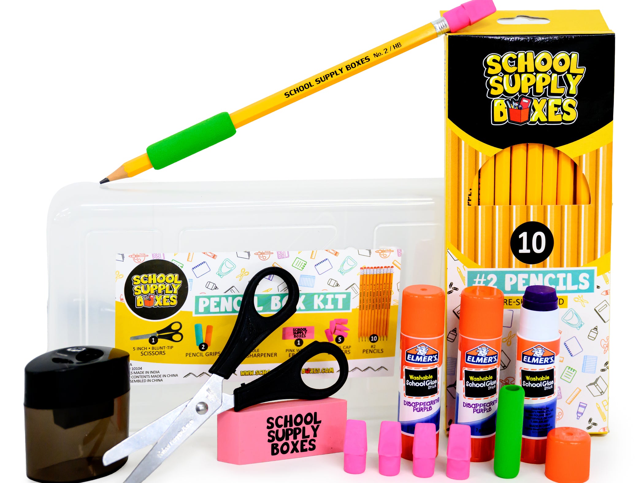 Ventanilla única para sus necesidades de útiles escolares: cajas de ...