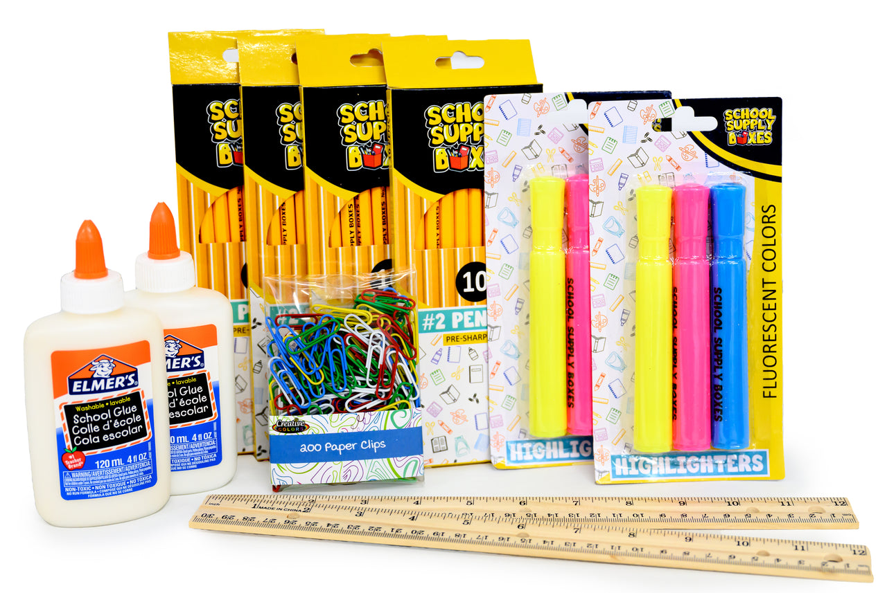 Mega Back to School Bundle - 127 Piece - School Supply Boxes