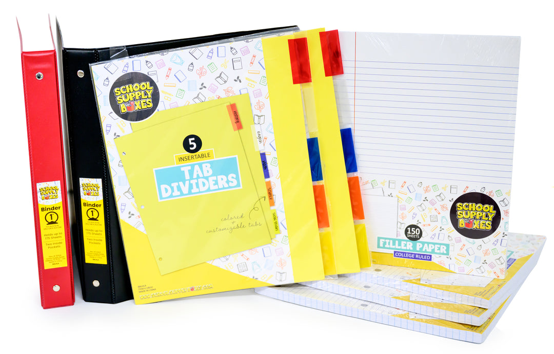 Mega Back to School Bundle - 127 Piece - School Supply Boxes