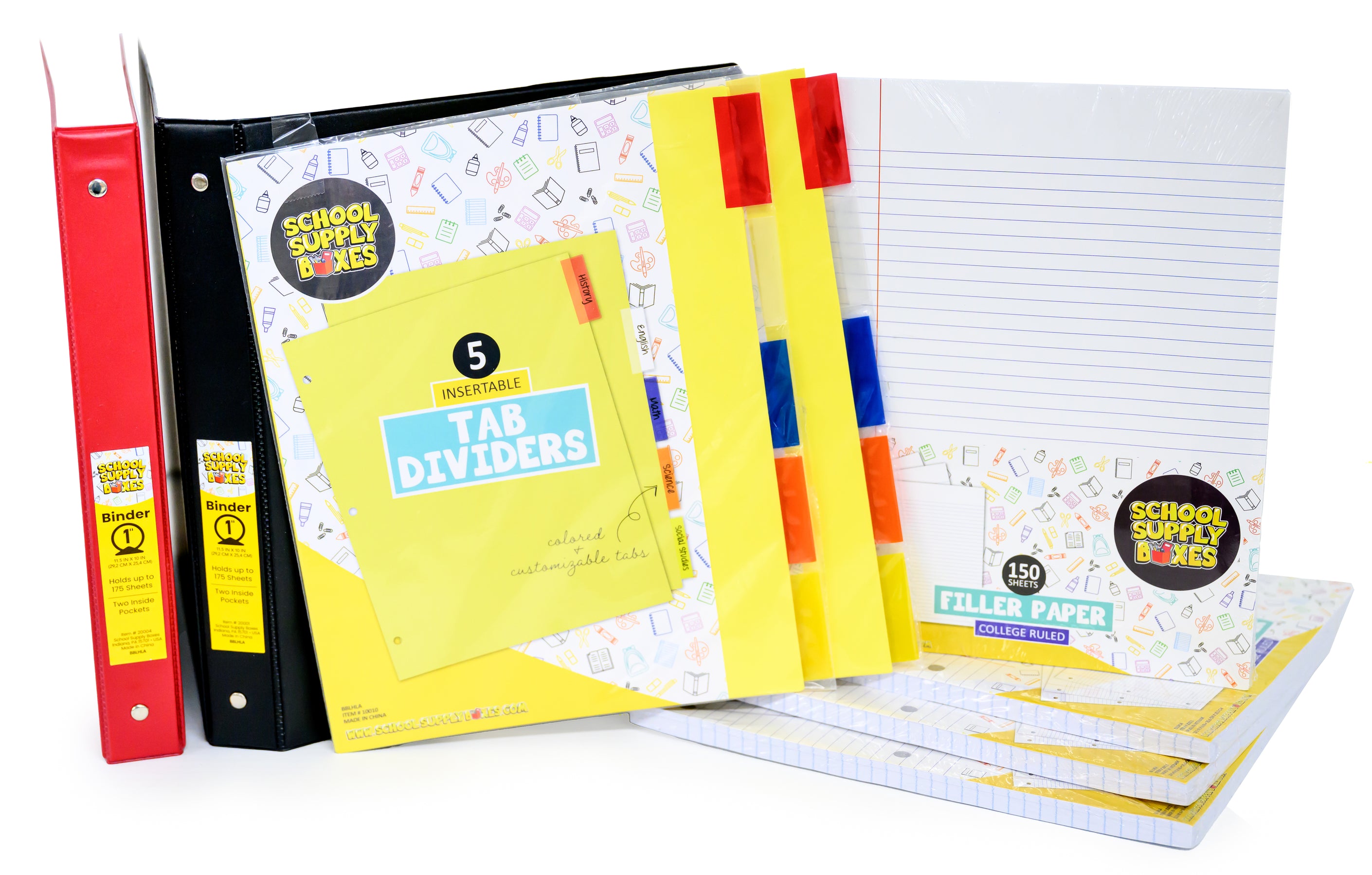 Mega Back to School Bundle - 127 Piece - School Supply Boxes