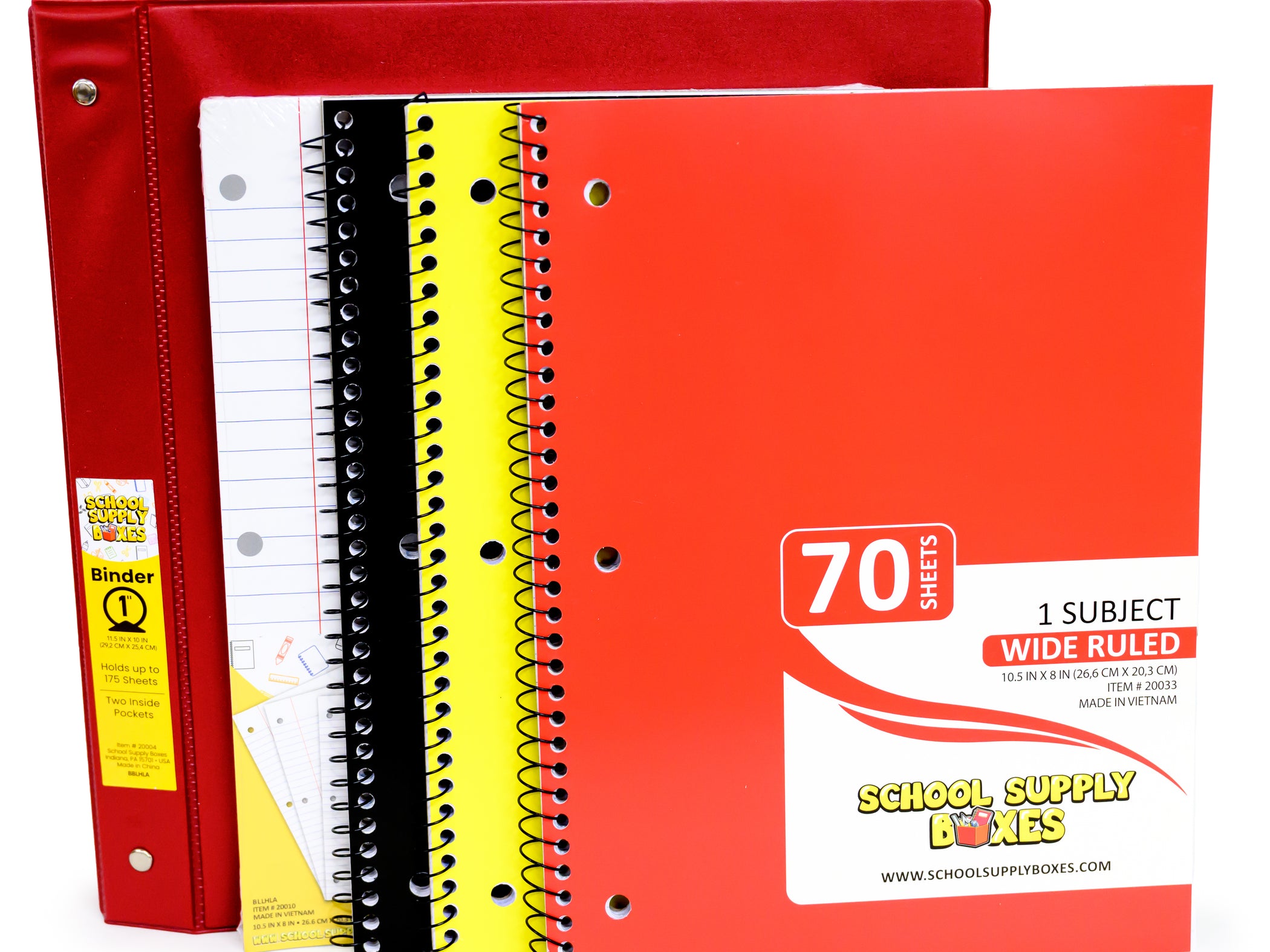 Elementary School Supplies - School Supply Boxes