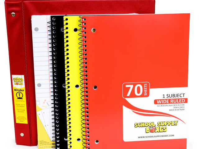 Útiles escolares primarias - Cajas de útiles escolares – School Supply ...