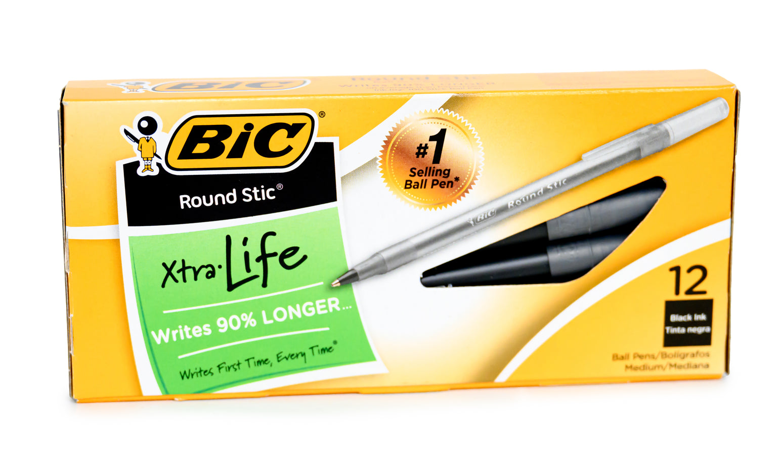 12pk Black BIC Pens - School Supply Boxes