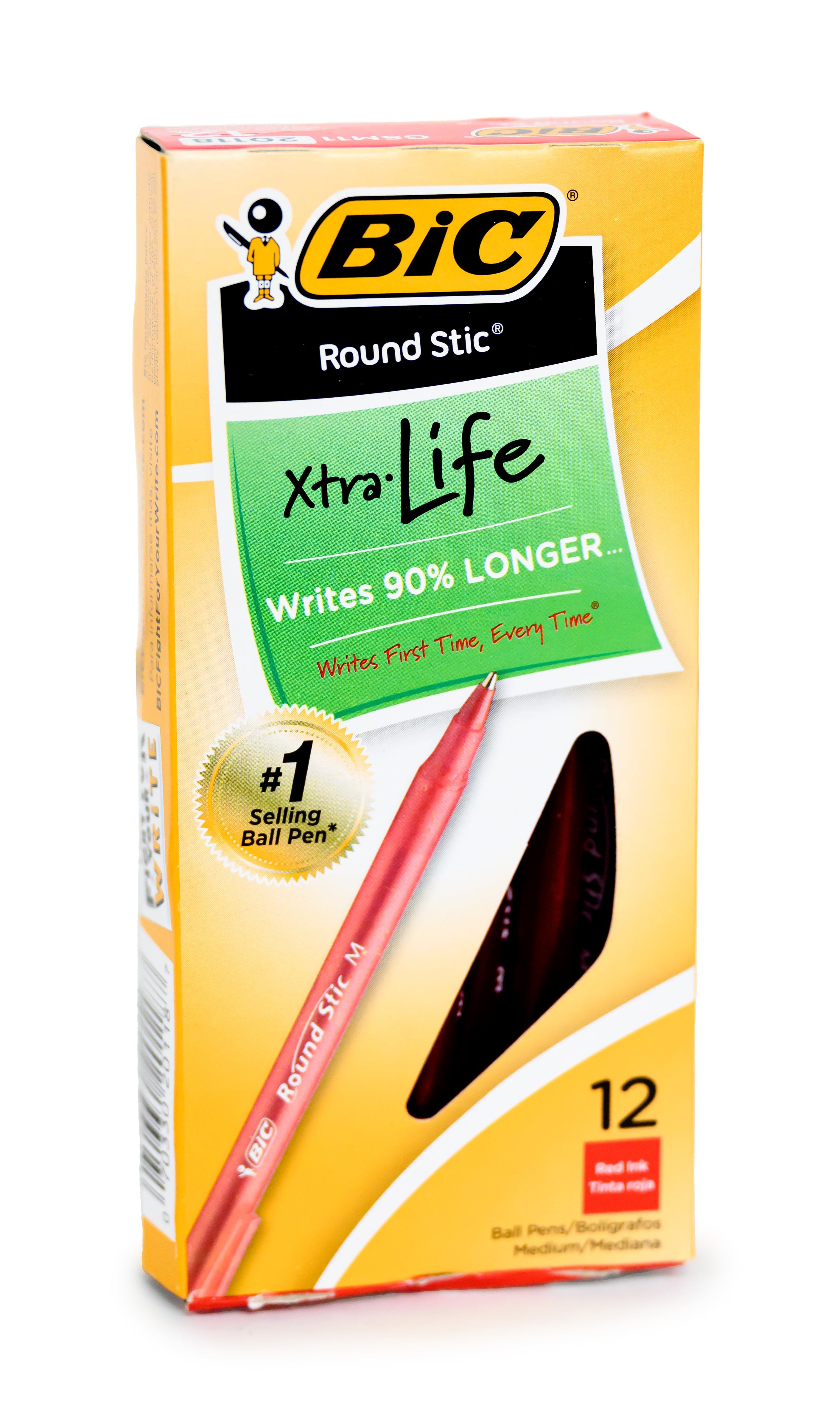 12pk Red BIC Pens - School Supply Boxes
