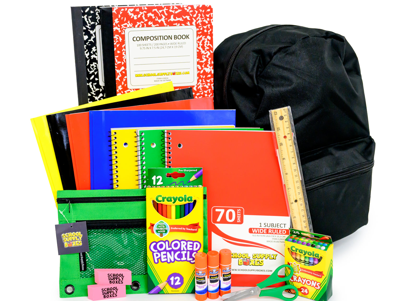 Elementary School Supplies - School Supply Boxes