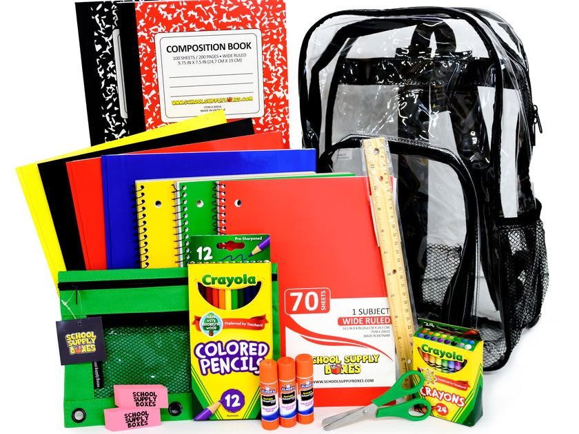 Útiles escolares primarias - Cajas de útiles escolares – School Supply ...